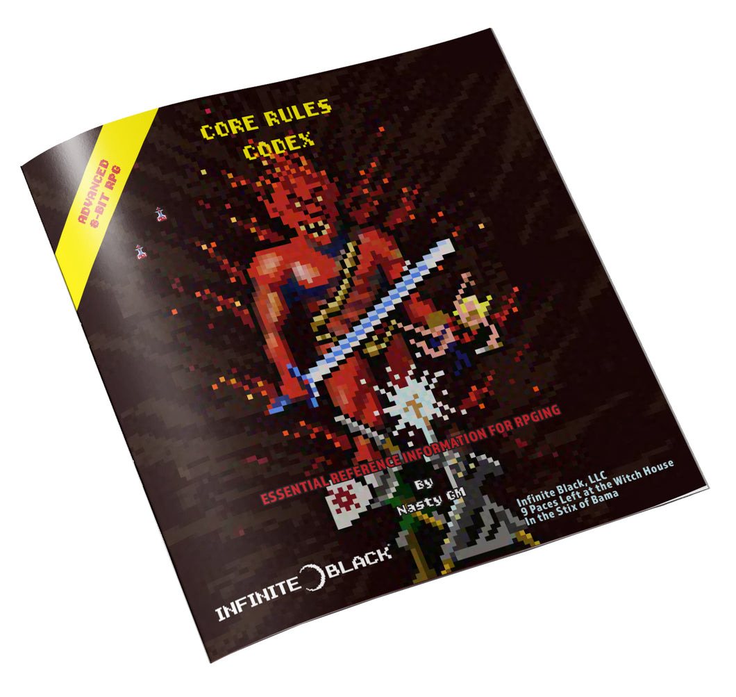 8-Bit Rules Codex – Infinite Black