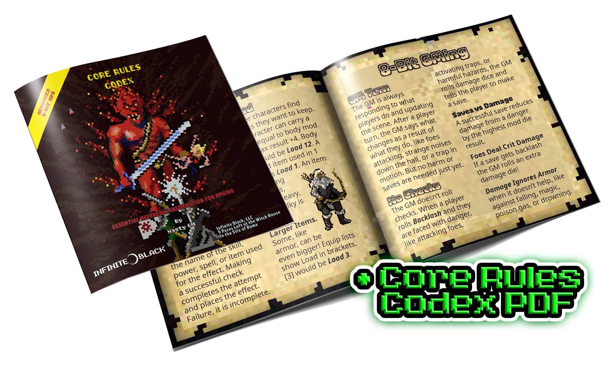 8-Bit Rules Codex – Infinite Black