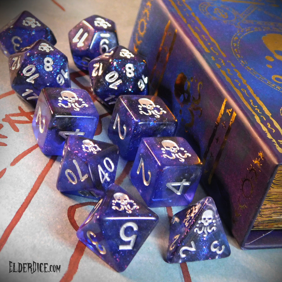 Seal of Yog-Sothoth Elder Dice - Mythic Cobalt Transcendence Edition ...
