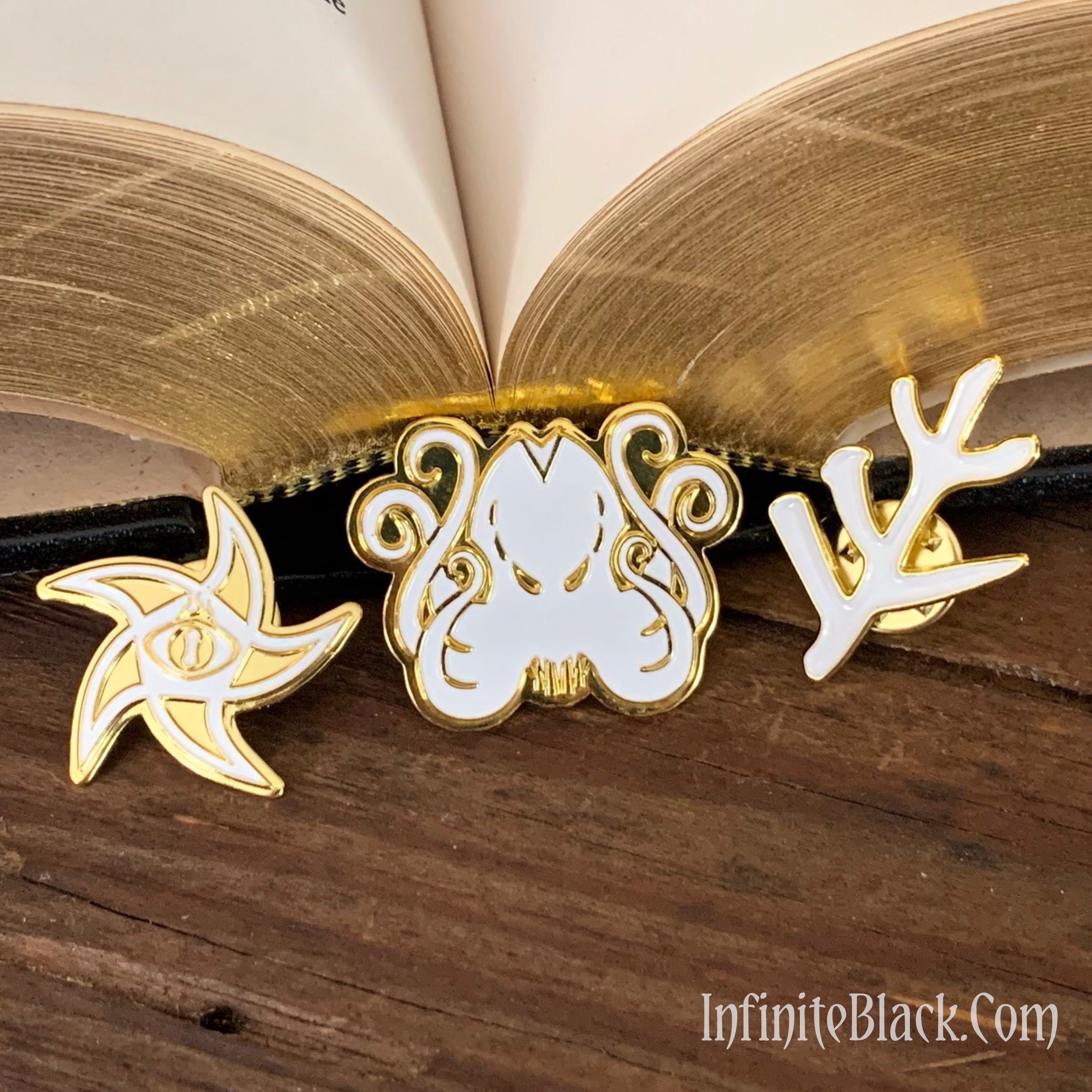 Original Elder Dice Complete Collectable Enamel Pin Set – Infinite Black